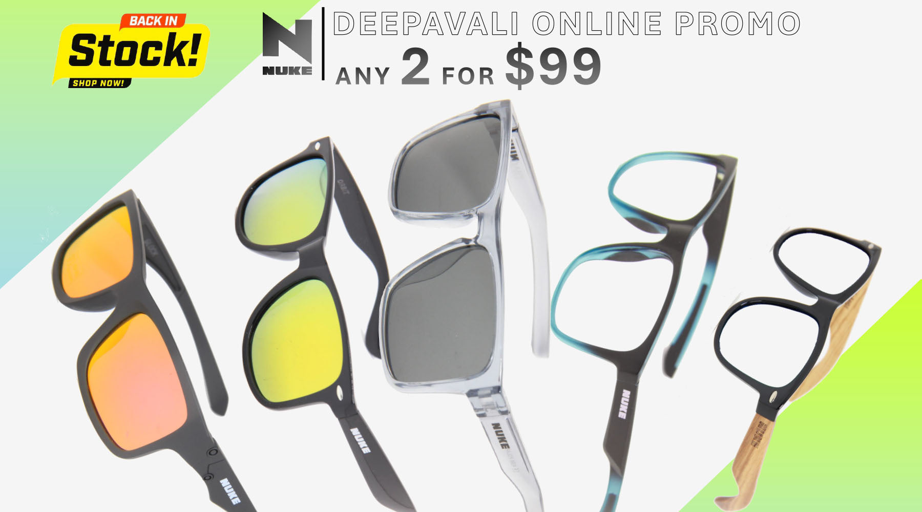 Nuke Optics Modular Rx prescription friendly sunglasses & eyewear