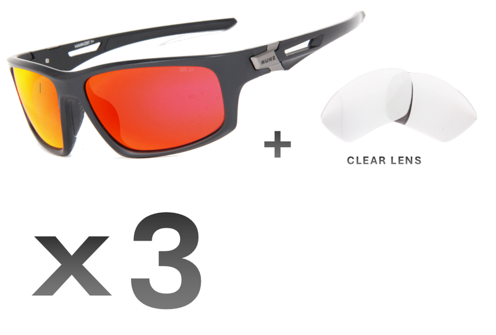 2023 HAWK Z87.1 SAFETY SUNGLASSES - NUKE OPTICS